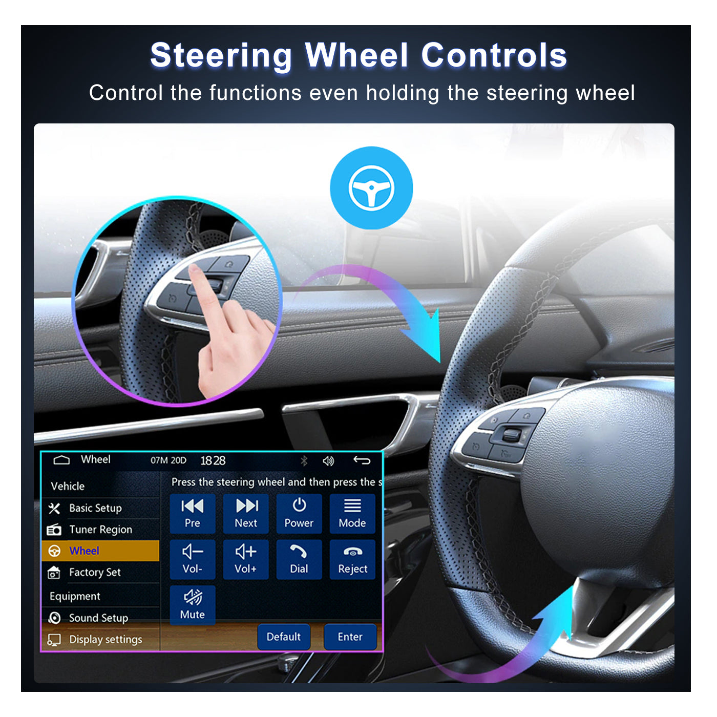 PODOFO 5 Inch Touchscreen Single Din Car Stereo Radio, MP5 Player with